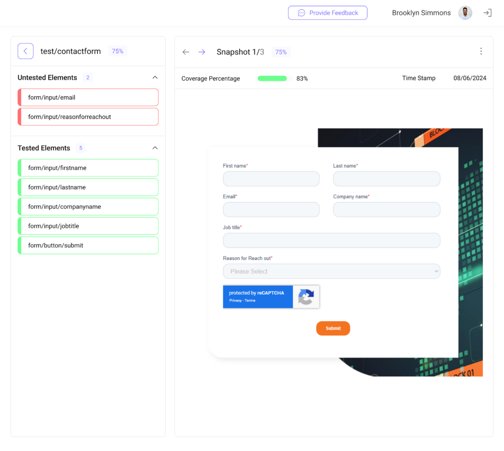 Visual Test Coverage Tool - TestMap.io
